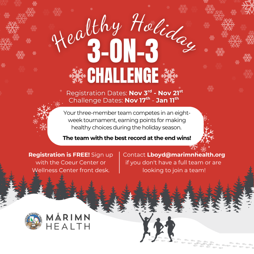 REGISTRATION OPENS: Healthy Holiday Challenge - Marimn Health