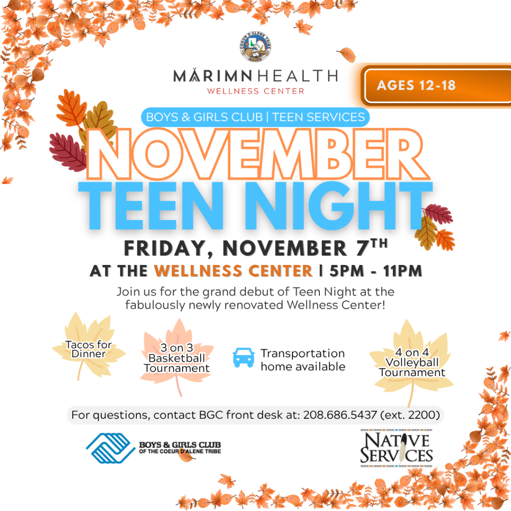 Teen Night at the Wellness Center - Marimn Health